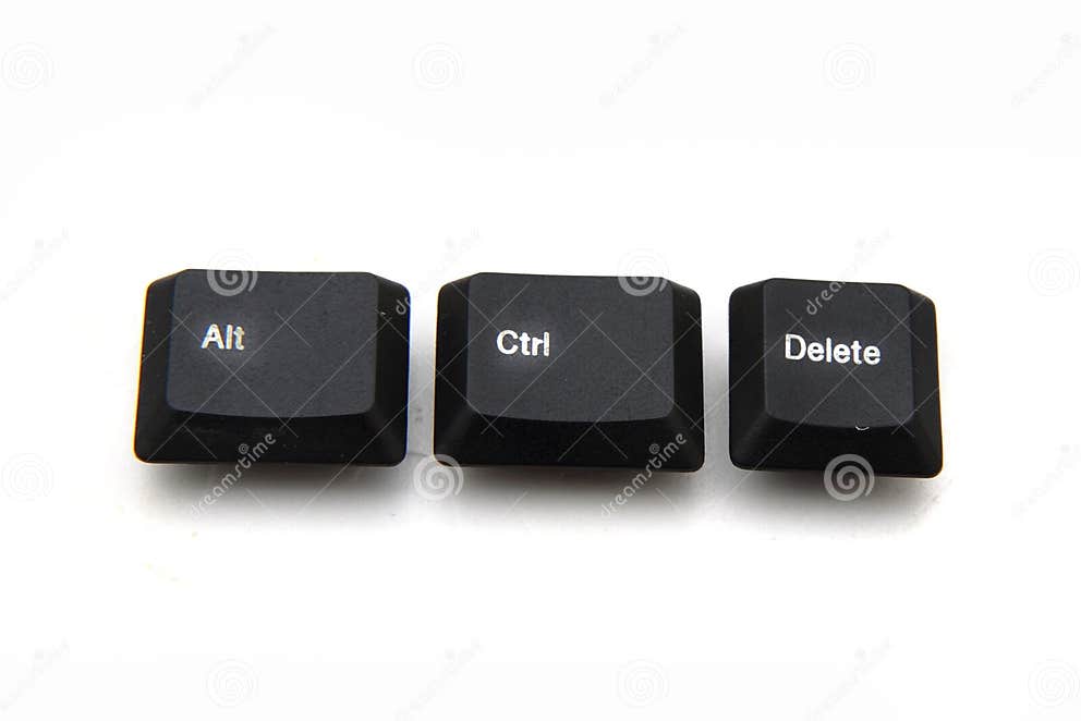 Tasten - Ctrl, Alt, del stockbild. Bild von hintergrund - 30745159