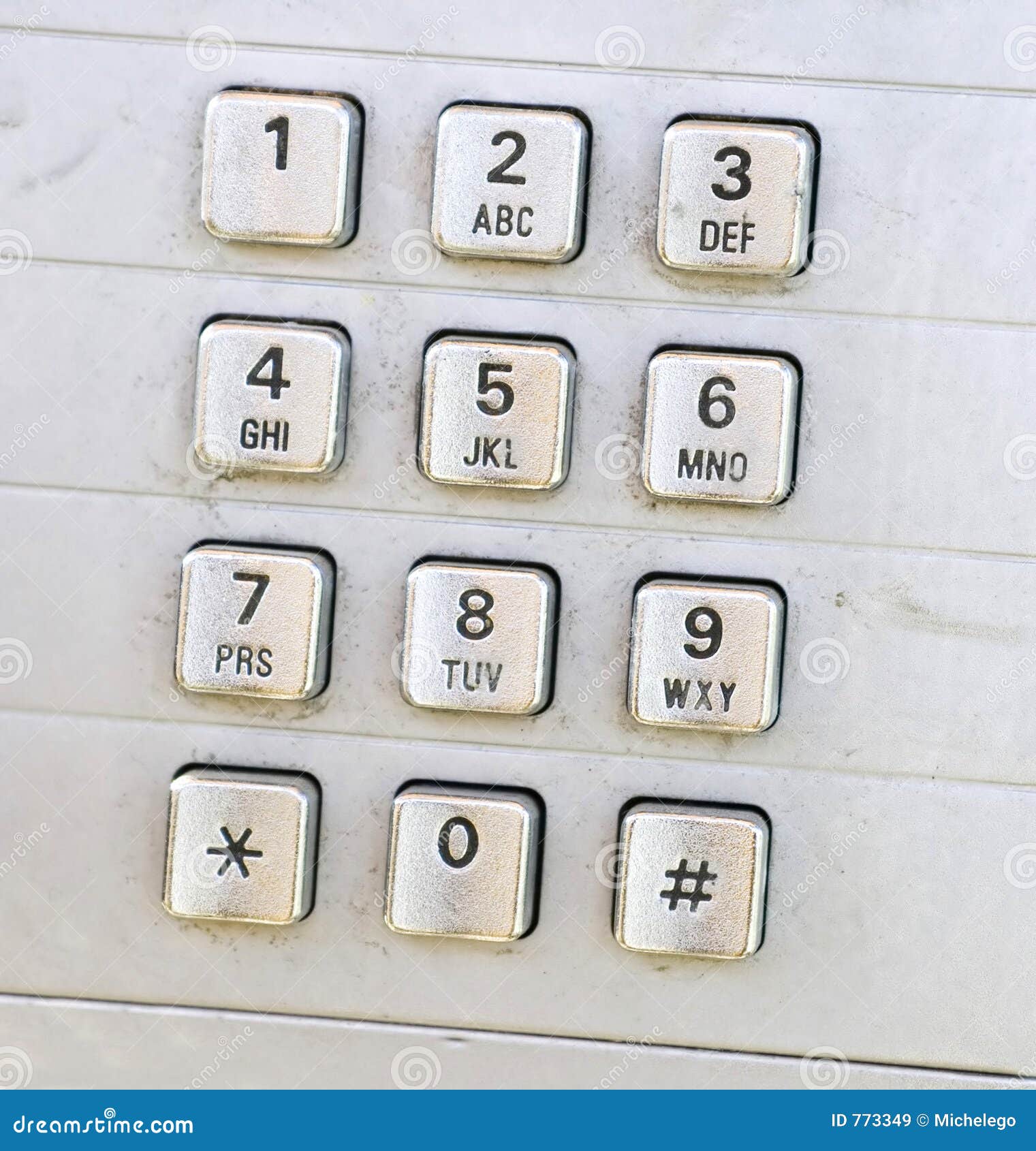 Tastiera del telefono immagine stock. Immagine di telefono - 773349