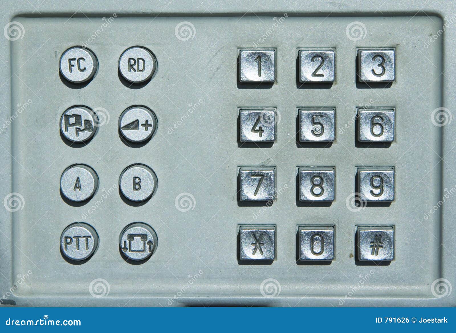 Tastiera Del Telefono Pubblico Fotografia Stock - Immagine di ...