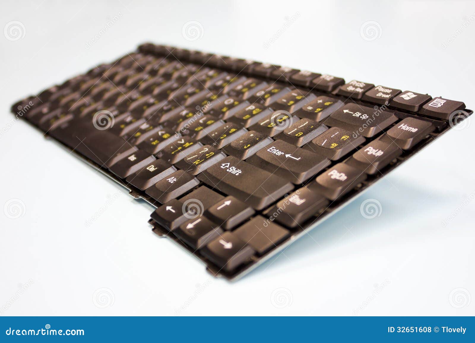 Tastiera di computer fotografia stock. Immagine di apparecchiatura ...