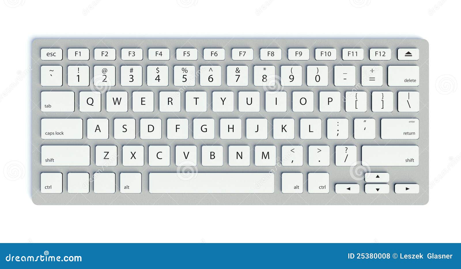 Tastiera Di Computer Moderna Illustrazione di Stock - Illustrazione di ...