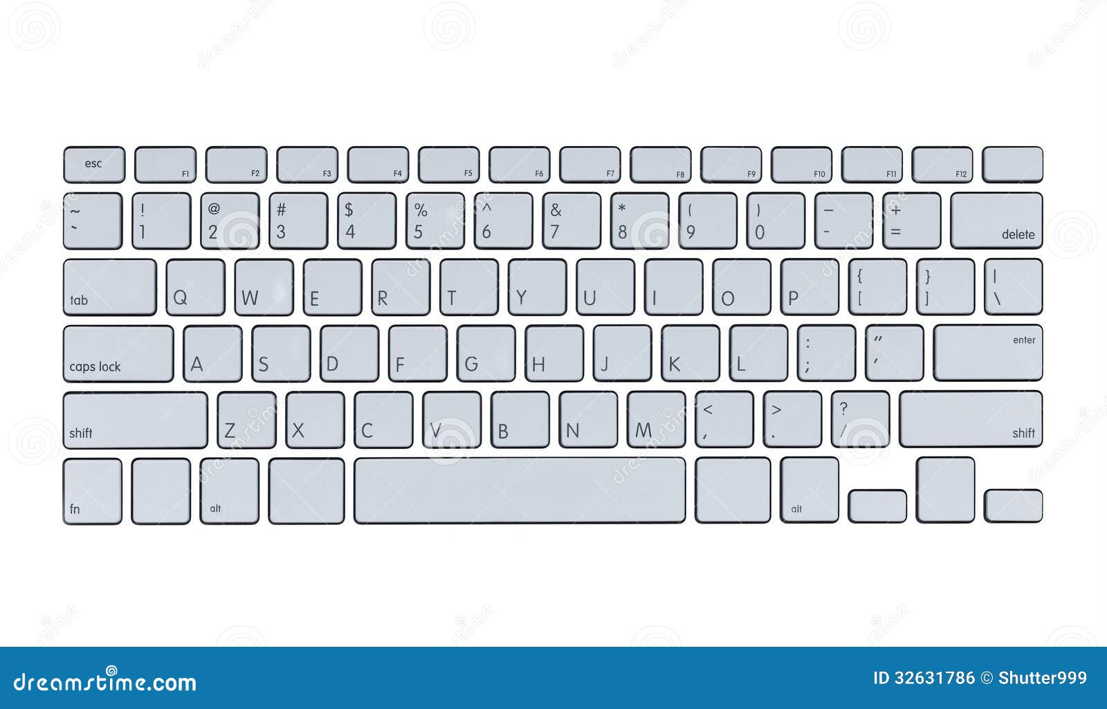 Tastiera Di Computer Moderna Illustrazione di Stock - Illustrazione di ...