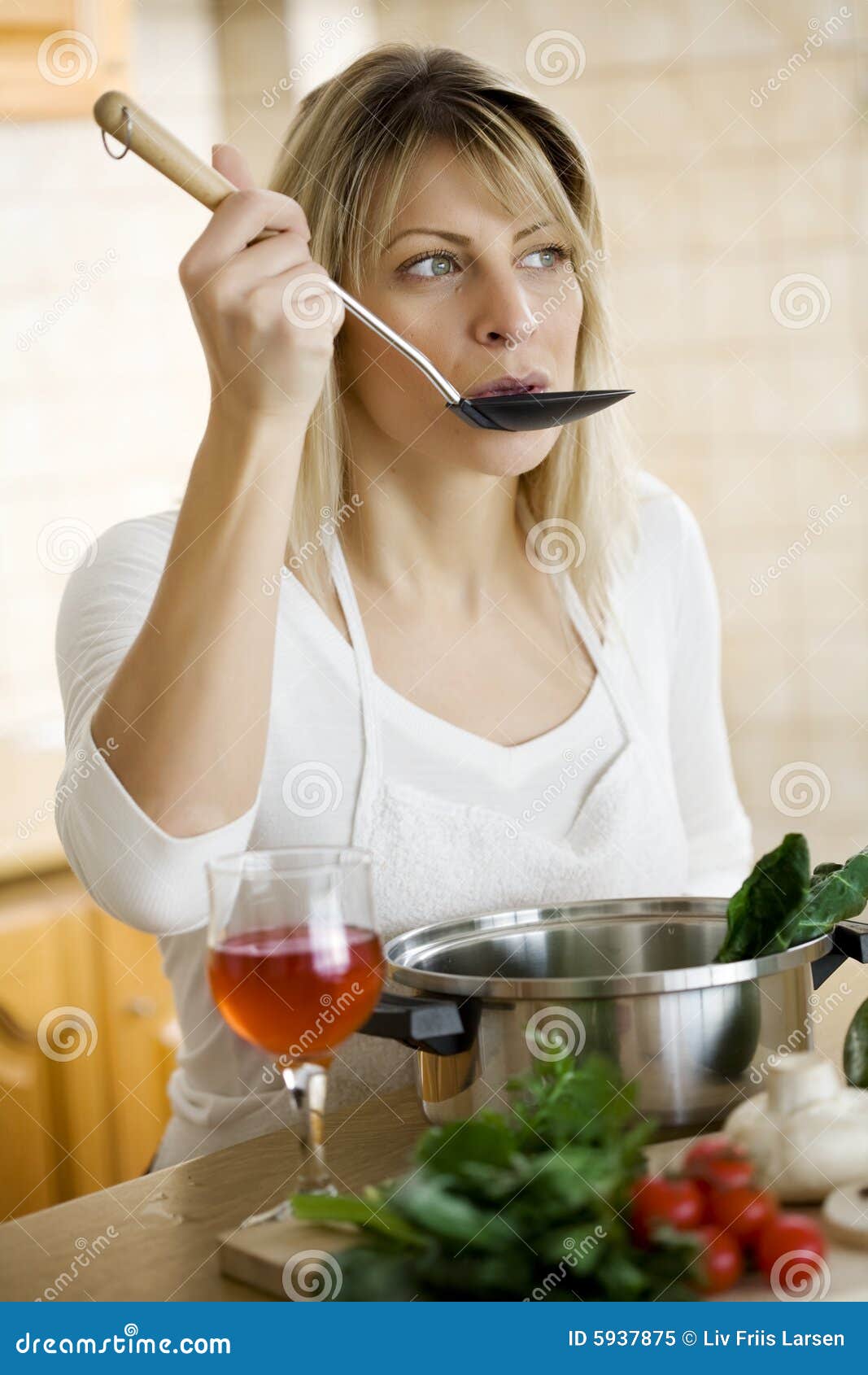 Tasting stock image. Image of tasting, caucasian, young - 5937875