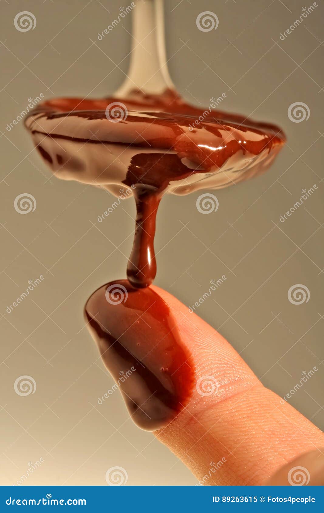 Tasting liquid chocolate stock image. Image of pralines - 89263615