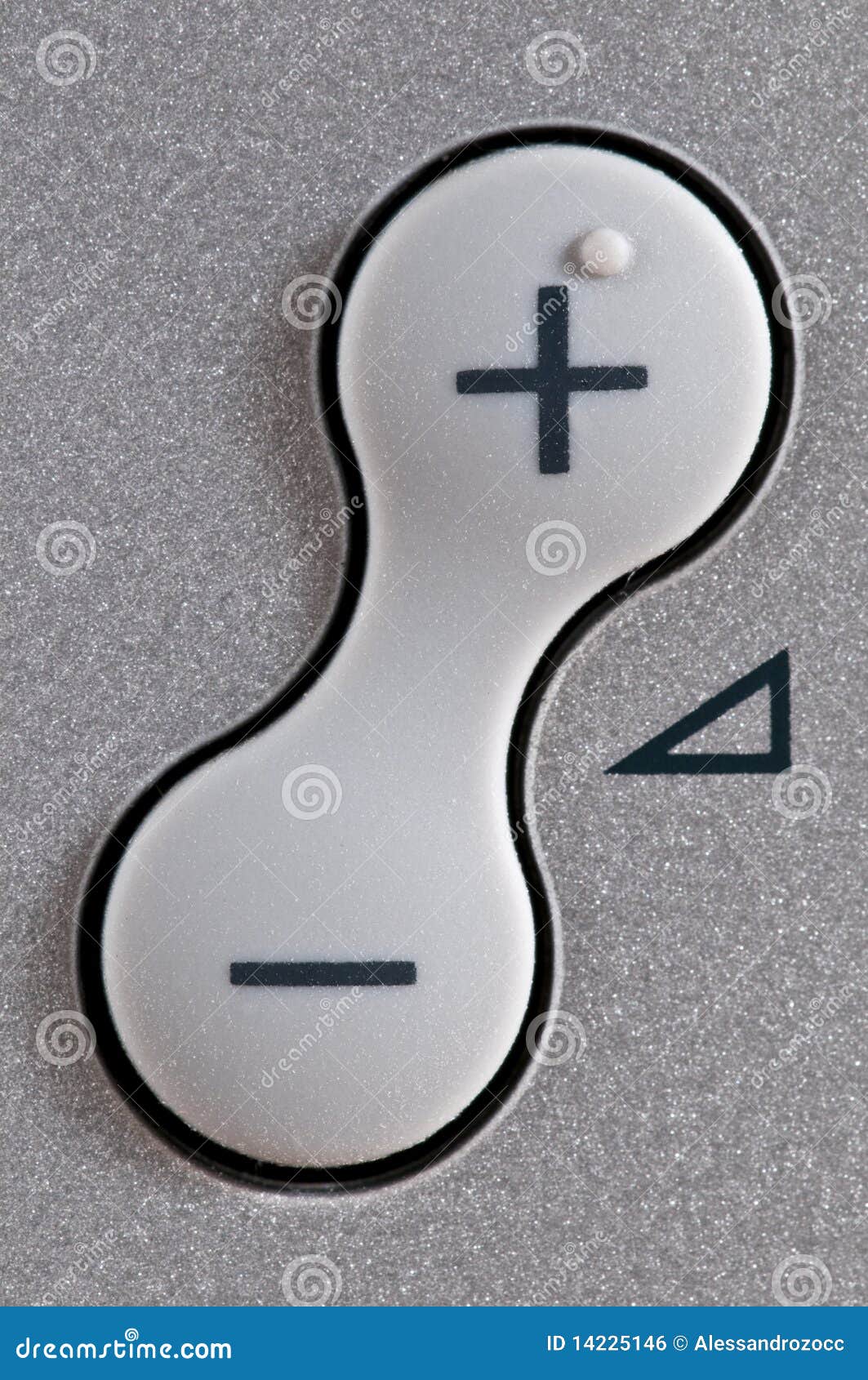 Tasto del volume fotografia stock. Immagine di macro - 14225146