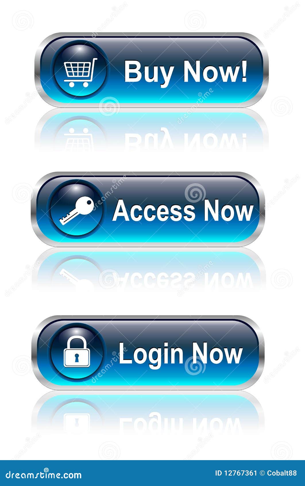 Tasto Di Web, Insieme Dell'icona Illustrazione Vettoriale ...