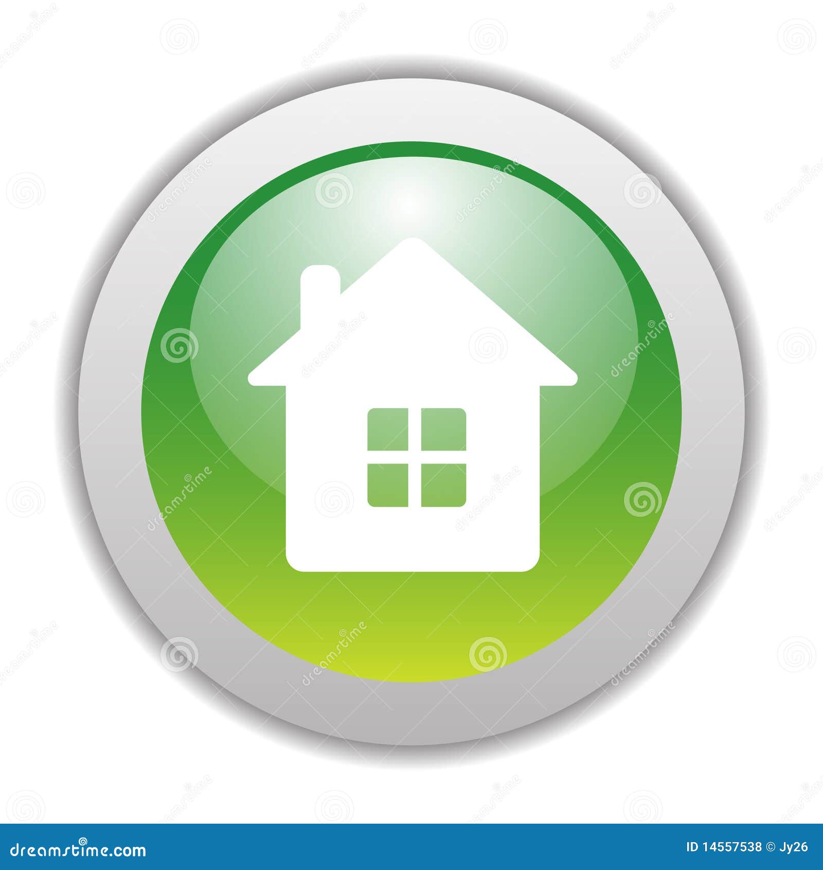 Tasto domestico dell'icona illustrazione vettoriale. Illustrazione di ...