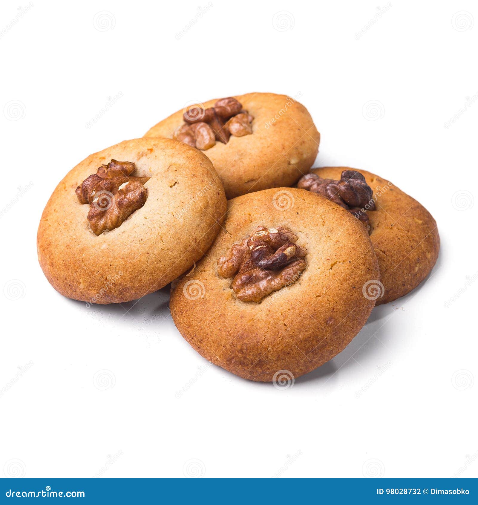 Tasty biscuit cookie stock photo. Image of plain, brown - 98028732