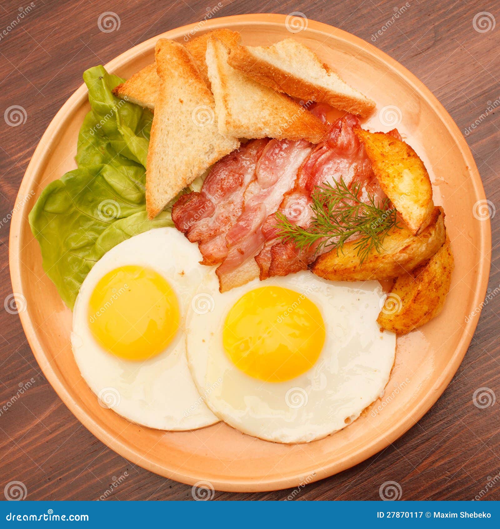 Tasty breakfast stock image. Image of lunch, breakfast - 27870117
