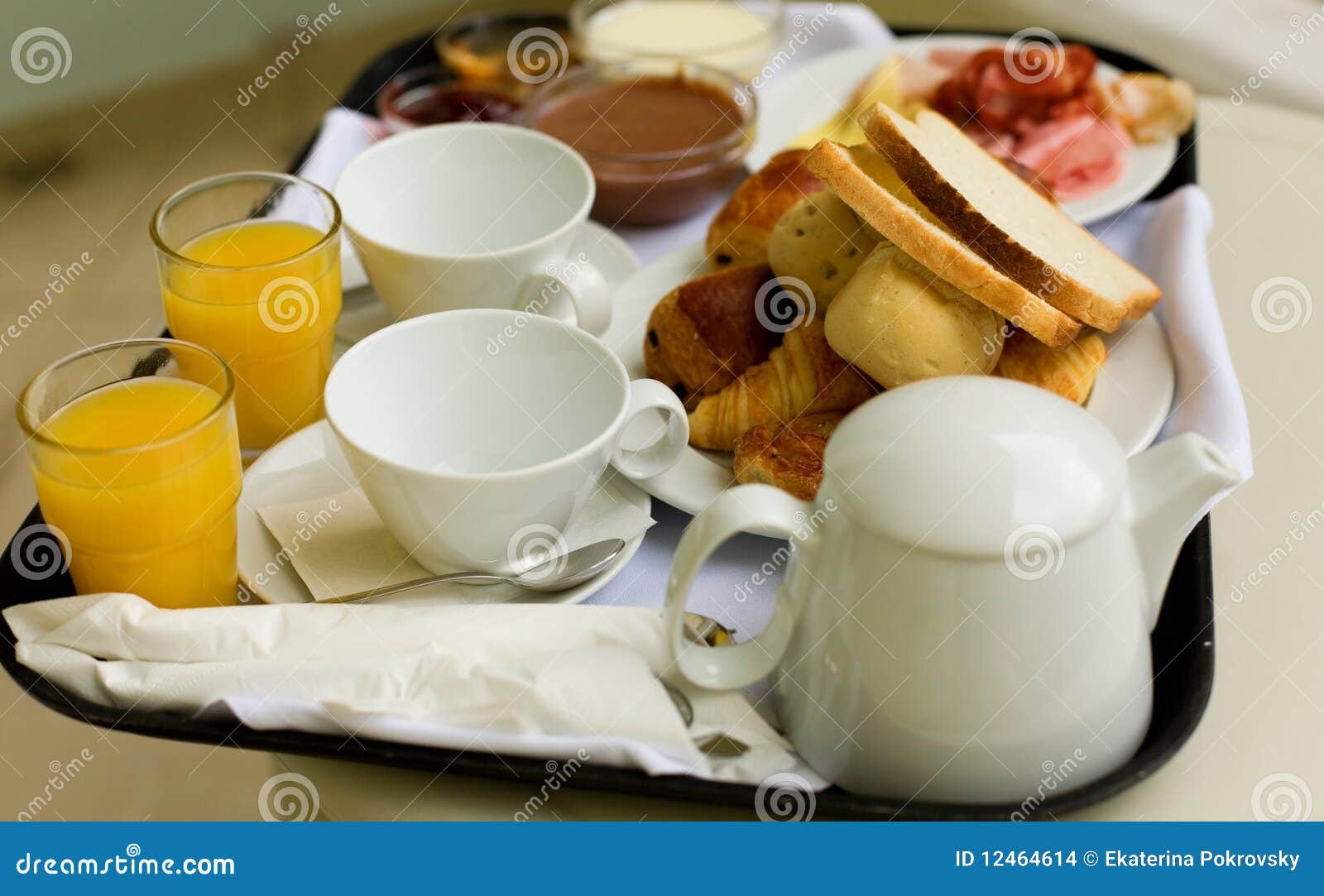 Tasty breakfast for two stock photo. Image of healthy - 12464614