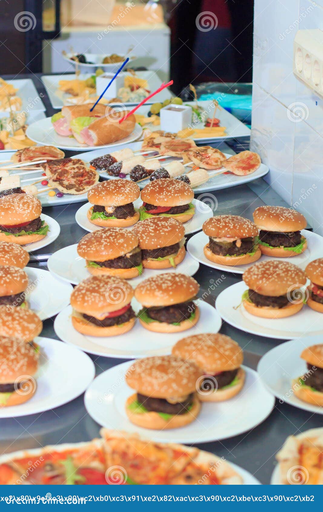 Tasty burger russia stock image. Image of macro, grill - 77059897