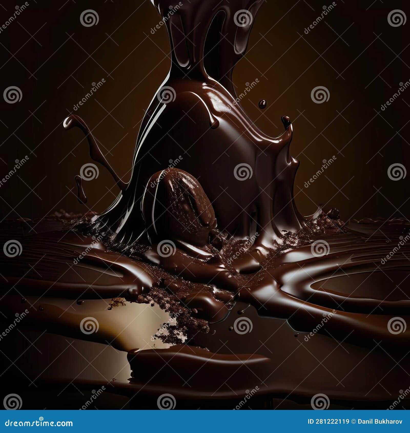 Tasty chocolate fantasy. stock illustration. Illustration of candy ...
