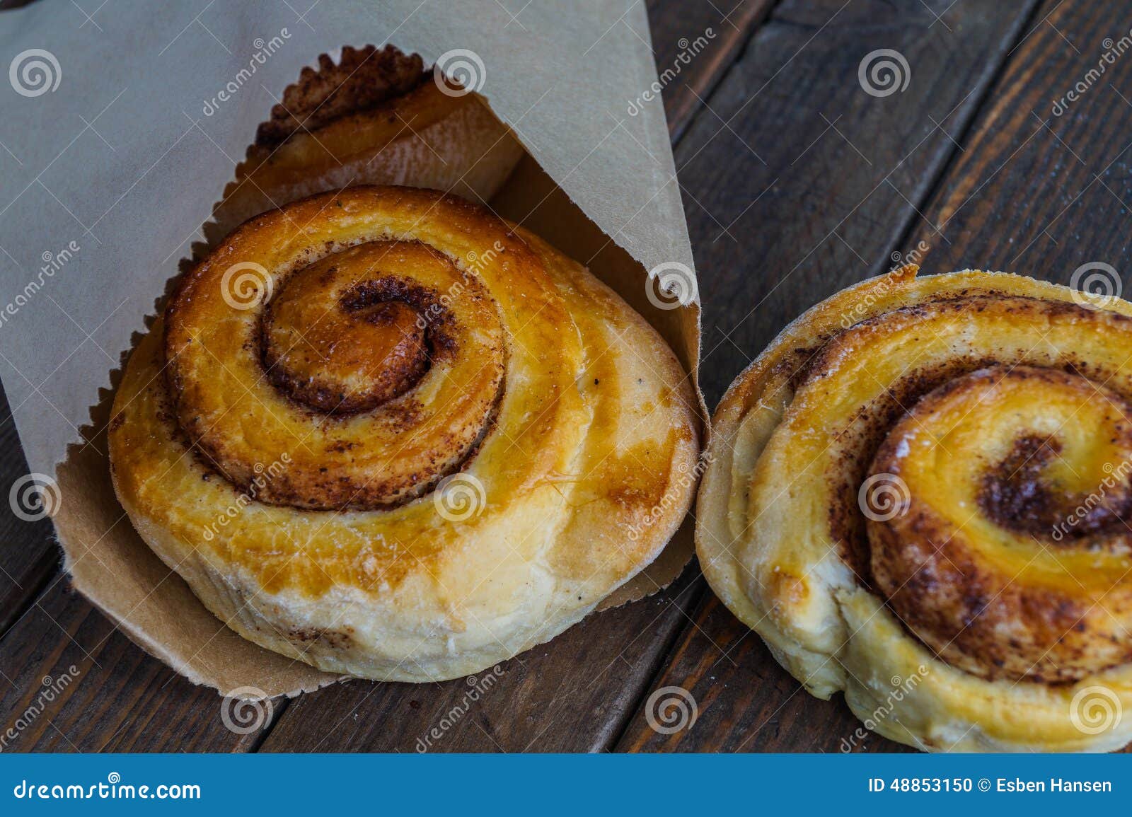 Tasty cinnamon buns stock photo. Image of baked, brown - 48853150