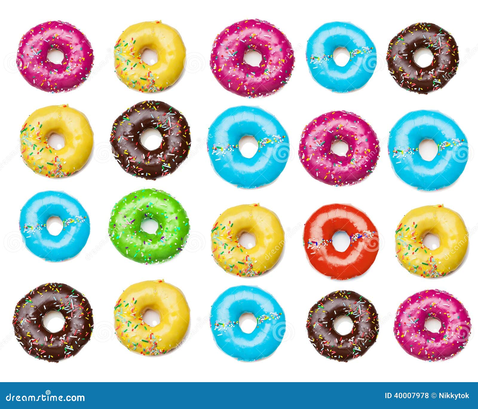 Colorful Donuts And Candies Stock Image | CartoonDealer.com #318572941