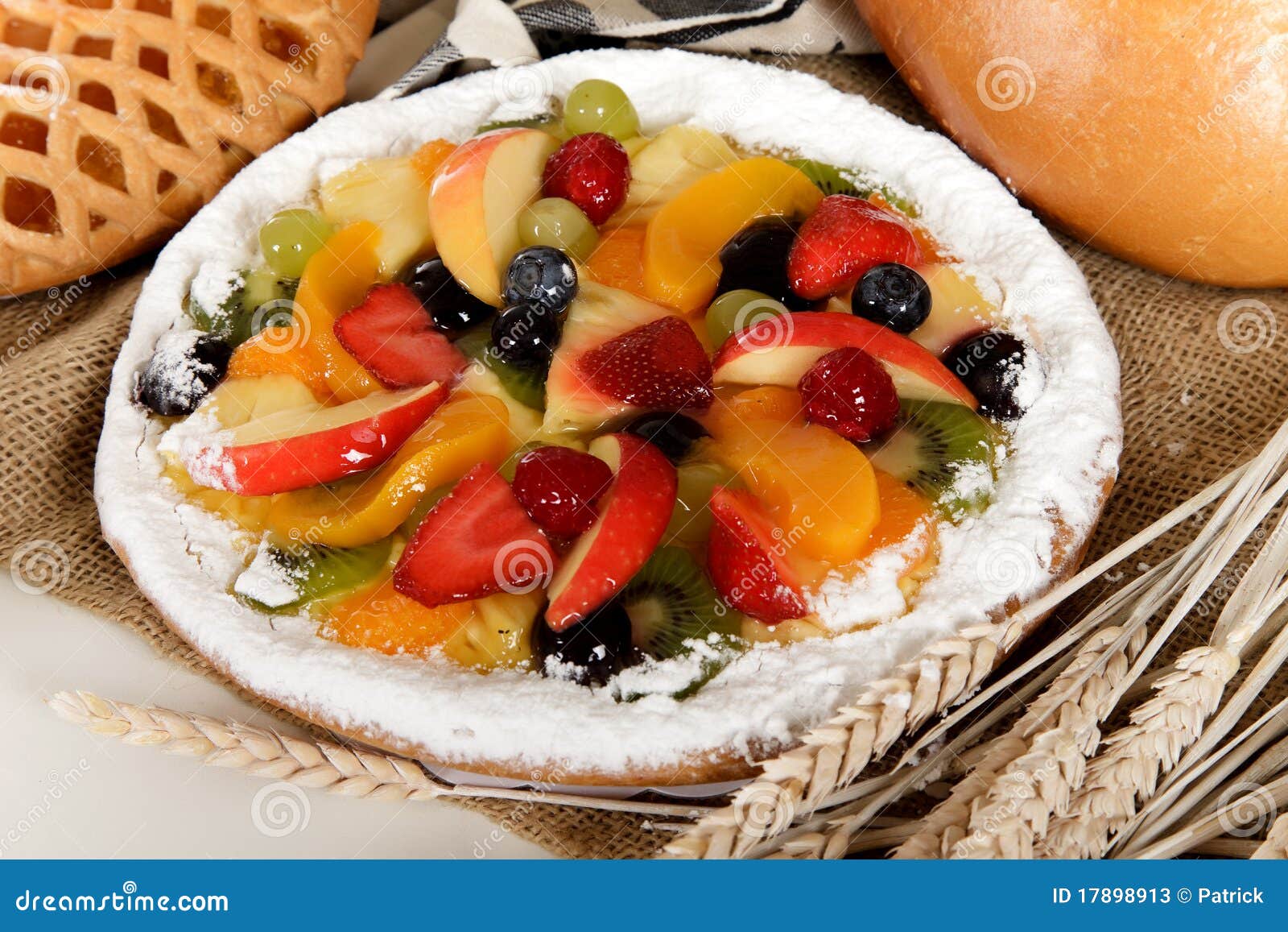 Tasty colorful tart stock image. Image of fresh, jelly - 17898913