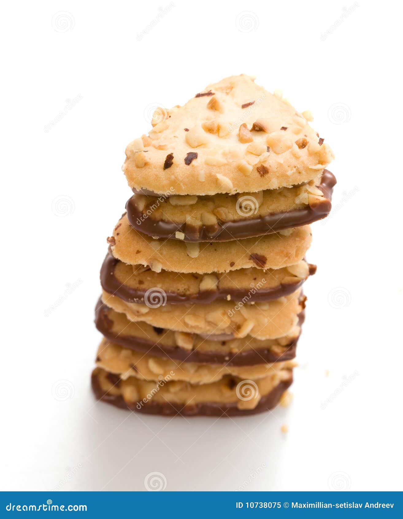 Tasty cookies stock image. Image of prestige, group, milky - 10738075