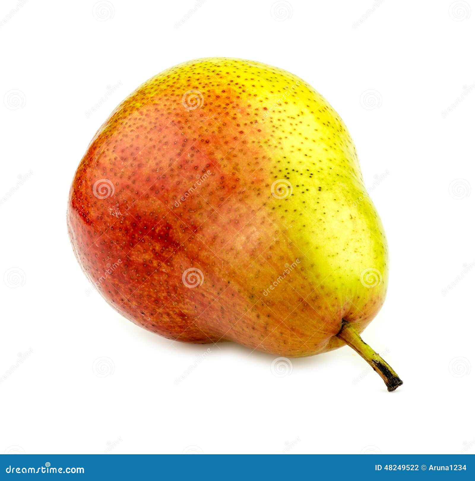 Tasty Corella Pear Lying on Its Side Stock Photo - Image of fresh, pear ...