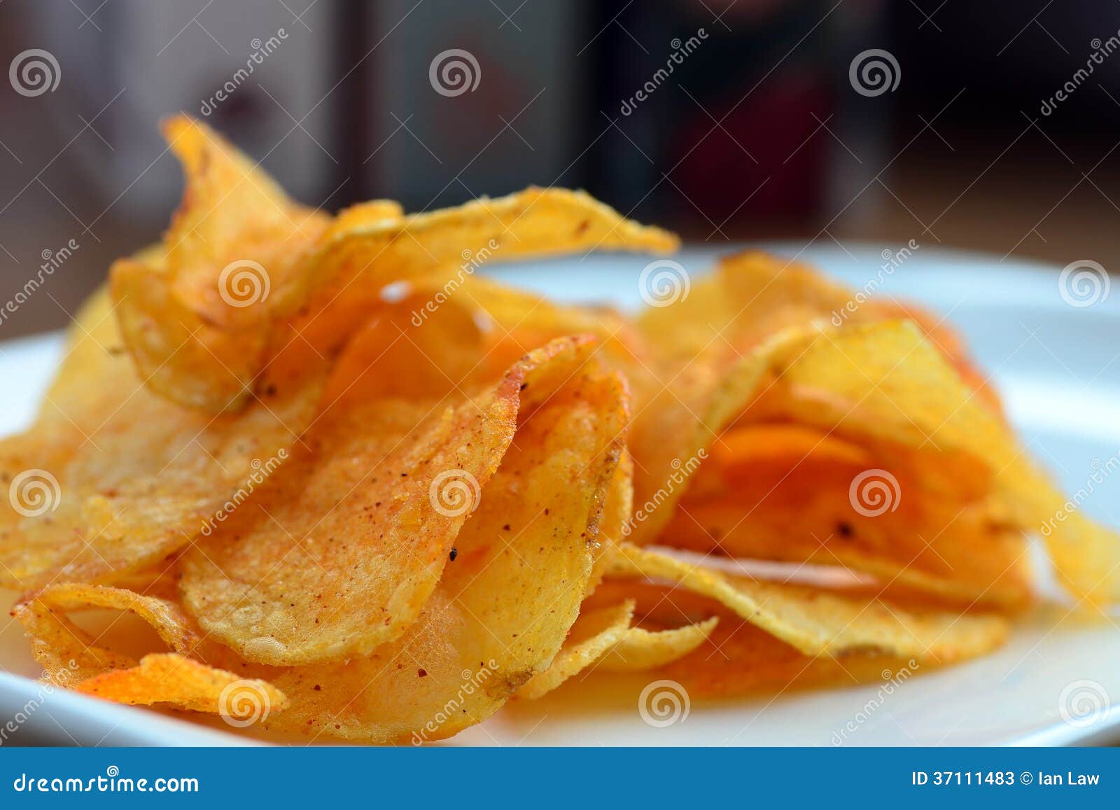 Tasty Crisps stock image. Image of fast, eating, fried - 37111483