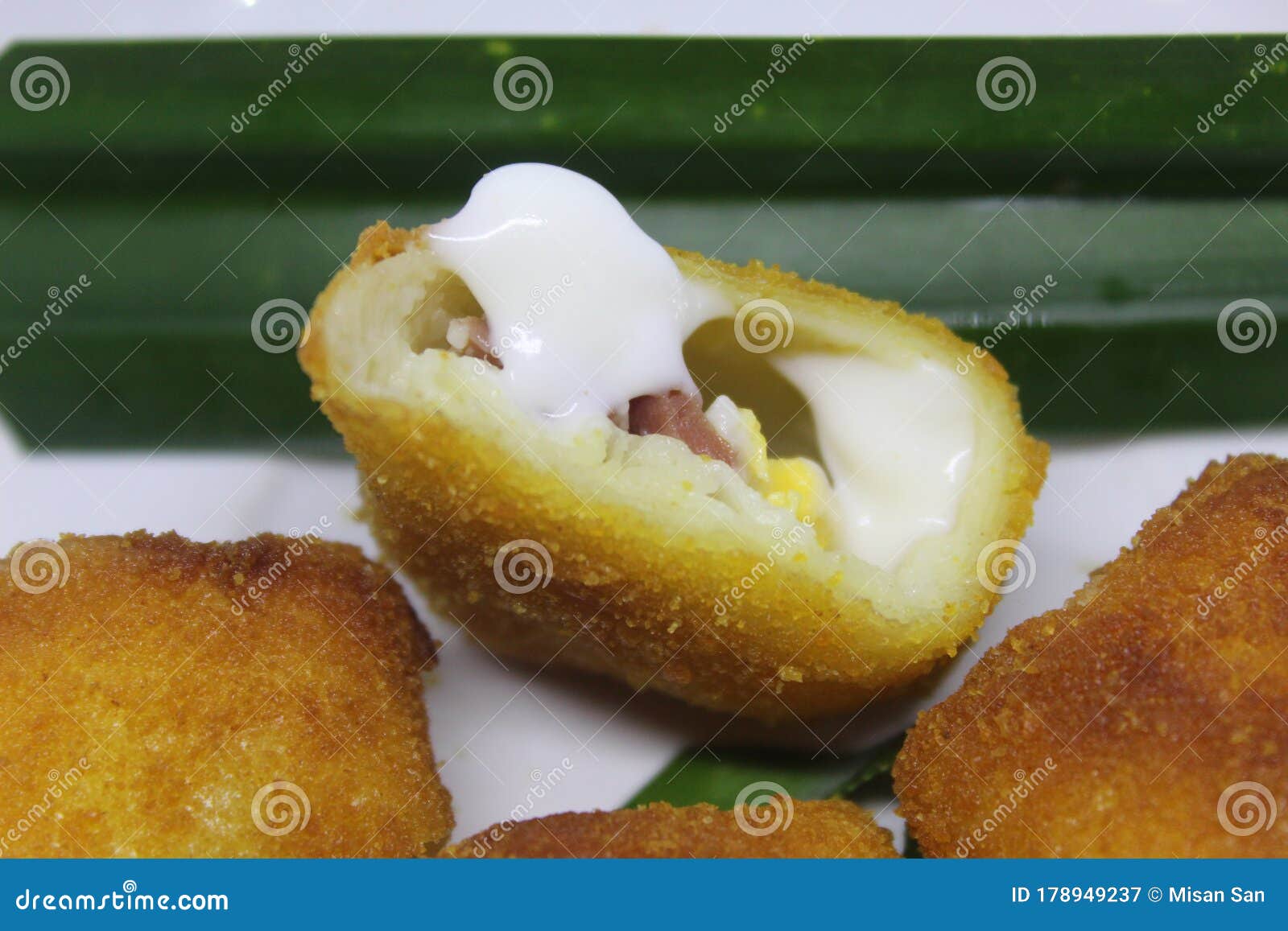Tasty and Crispy Rissole from Indonesia Stock Image - Image of pancake ...
