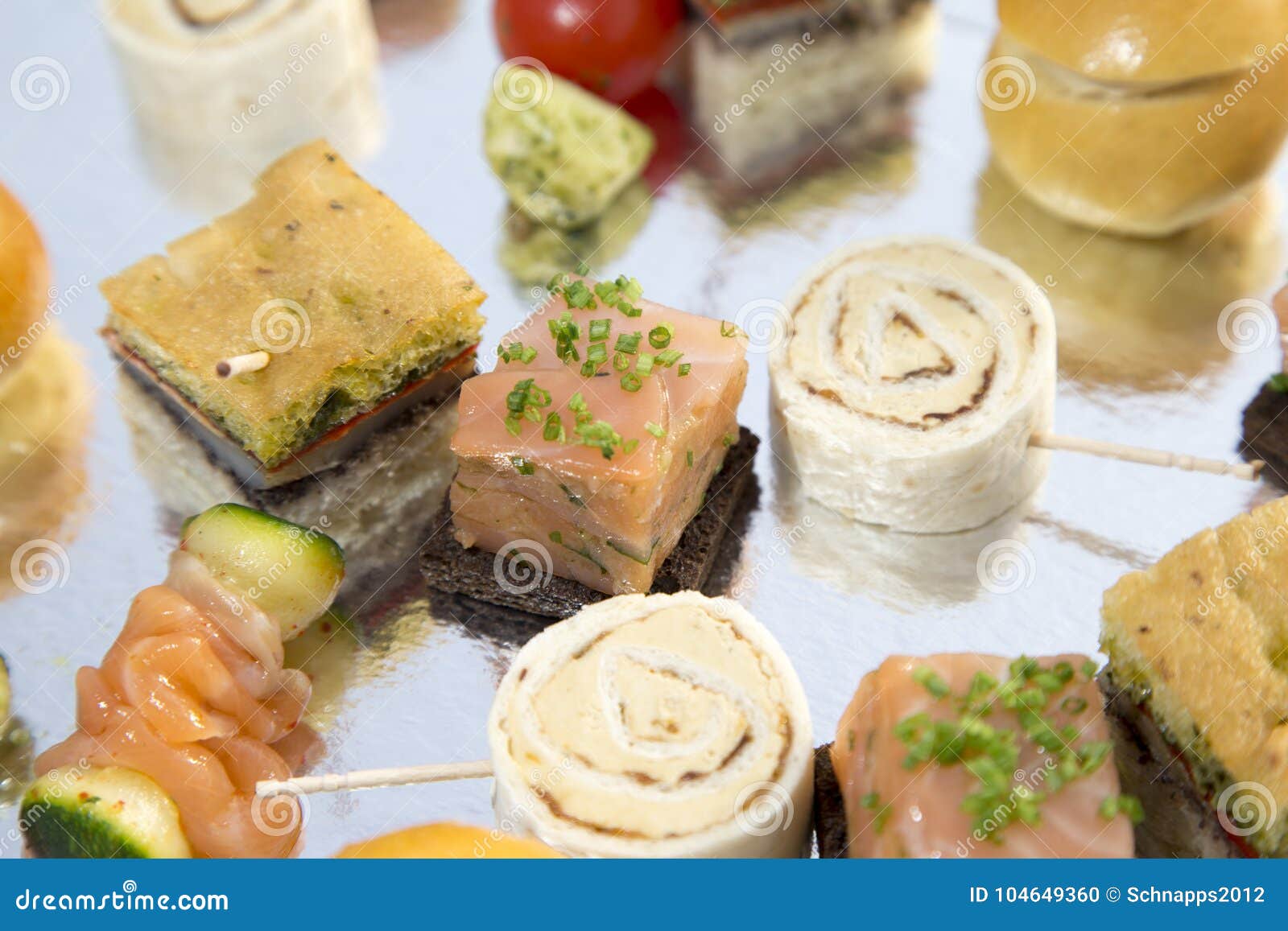 Tasty, before Dinner Appetizers Stock Photo - Image of chef, catering ...