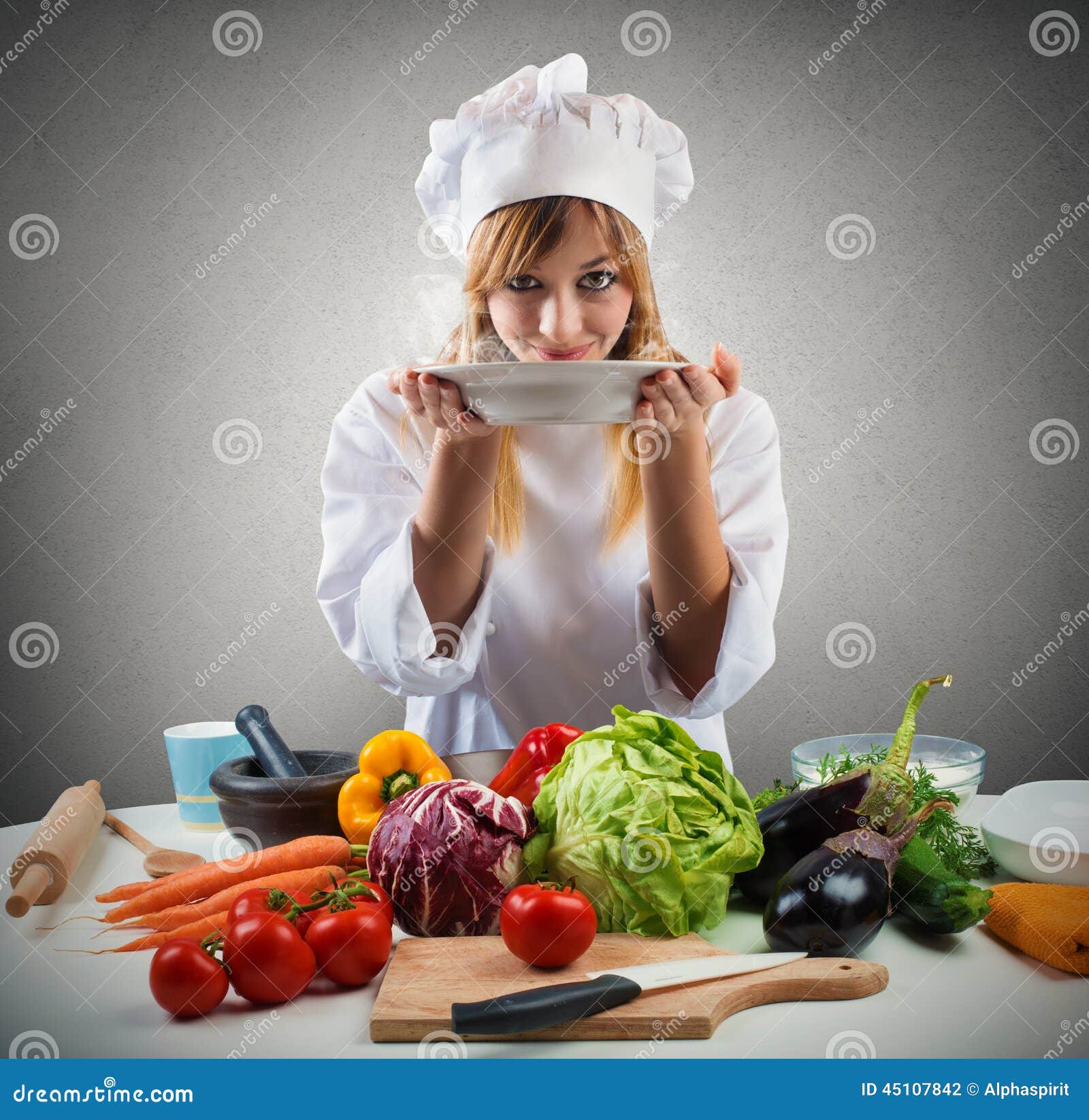 Tasty dish of a chef stock photo. Image of person, cooked - 45107842
