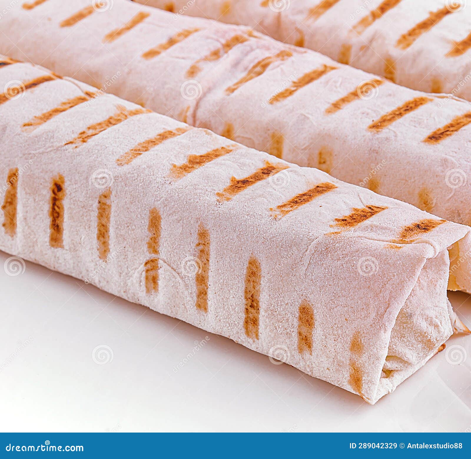 Tasty Doner Kebab Shawarma Roll Wrap Illustration. Generative AI Food ...