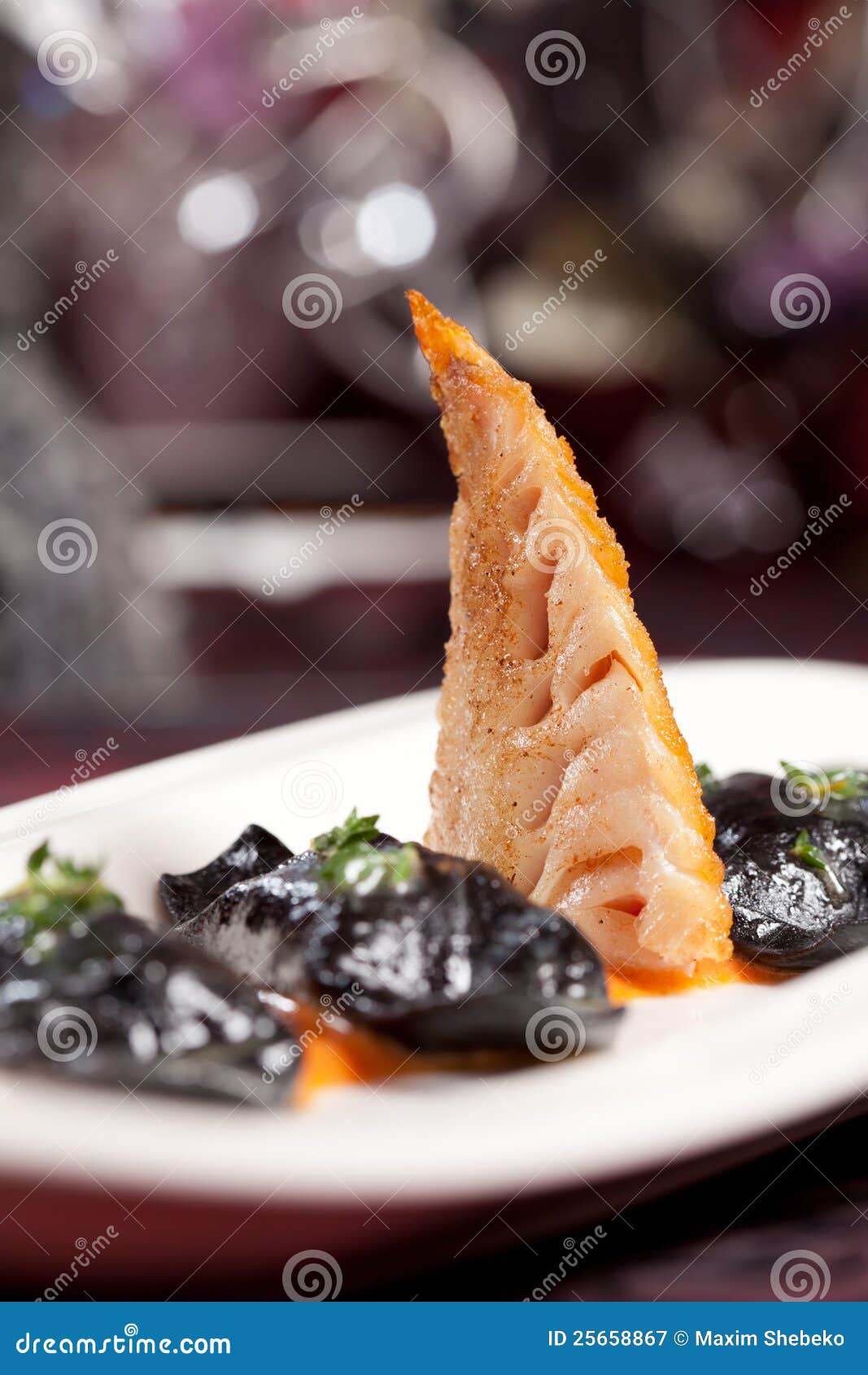 Tasty fish stock image. Image of closeup, meal, gastronomy - 25658867
