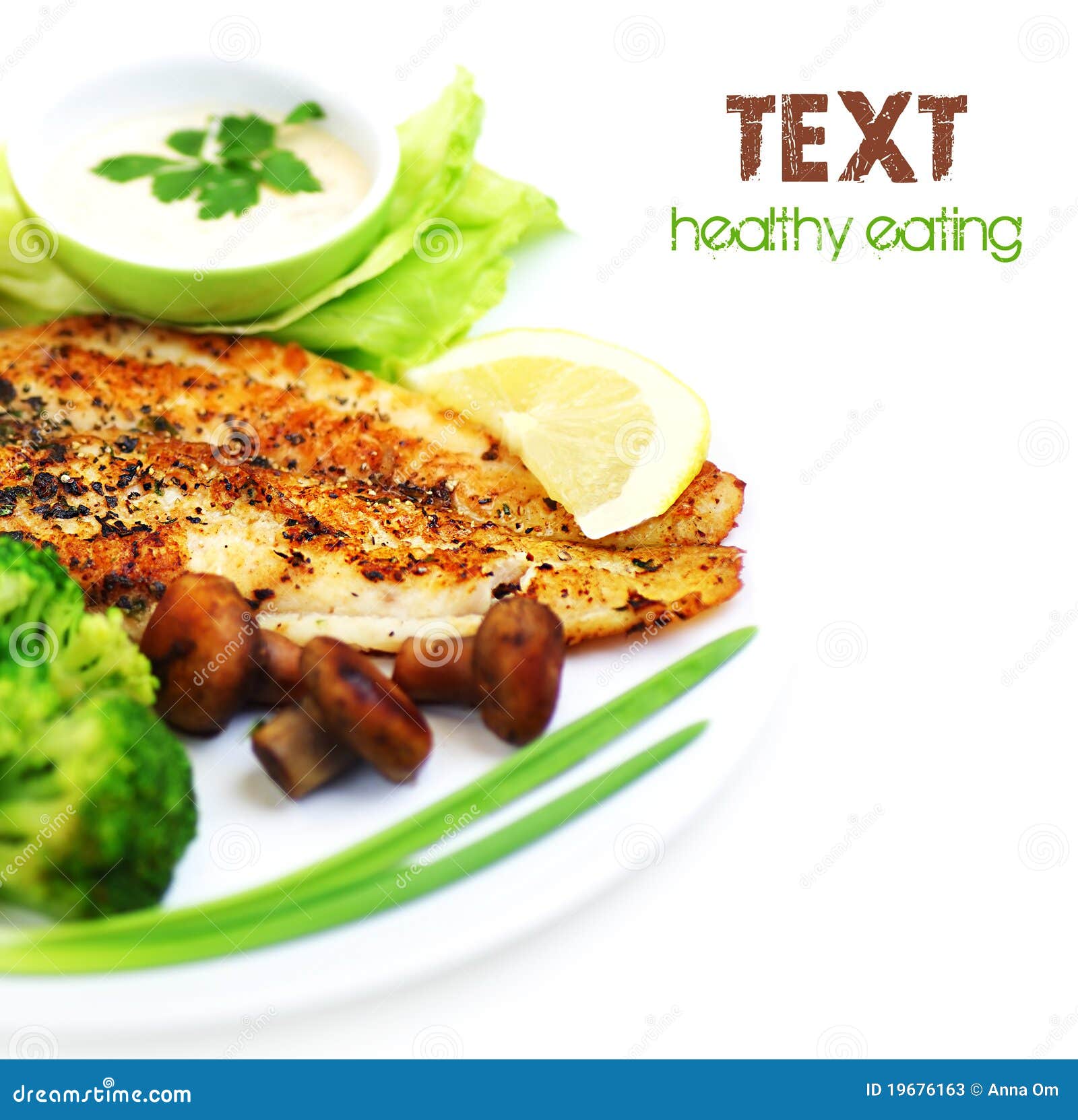 Tasty fish fillet stock image. Image of background, appetizer - 19676163
