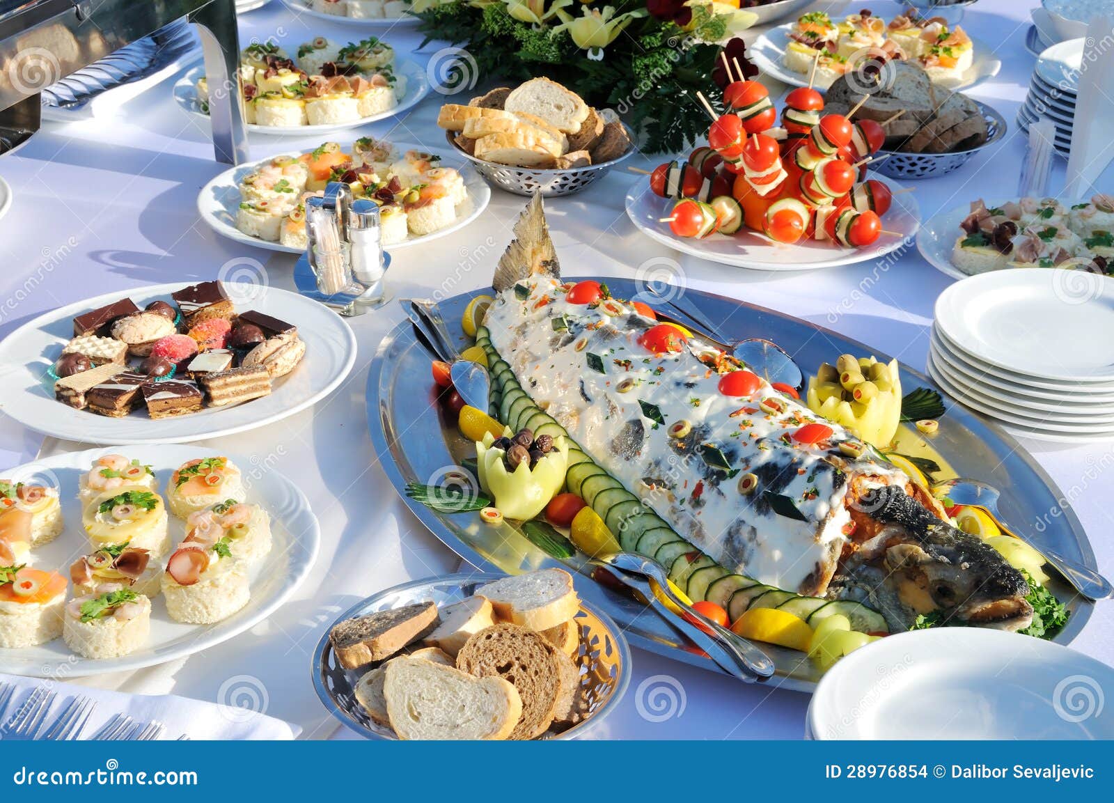 Tasty food on the table stock photo. Image of decoration - 28976854