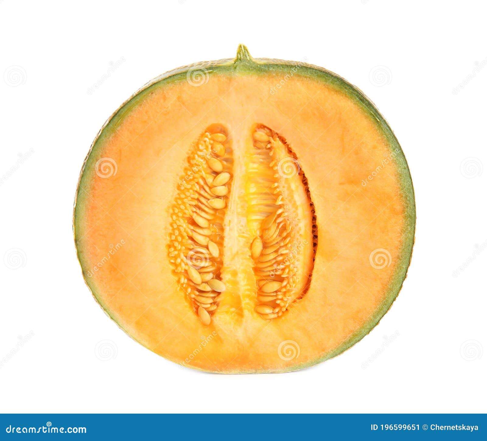 Tasty Fresh Cut Melon Isolated on White Stock Image - Image of ...