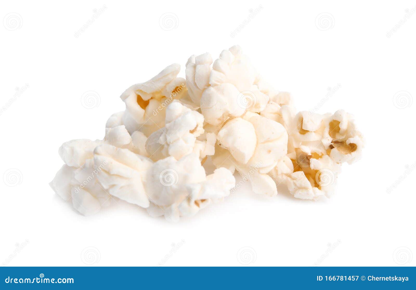 Tasty Fresh Pop Corn Isolated Stock Image - Image of isolated, flavor ...
