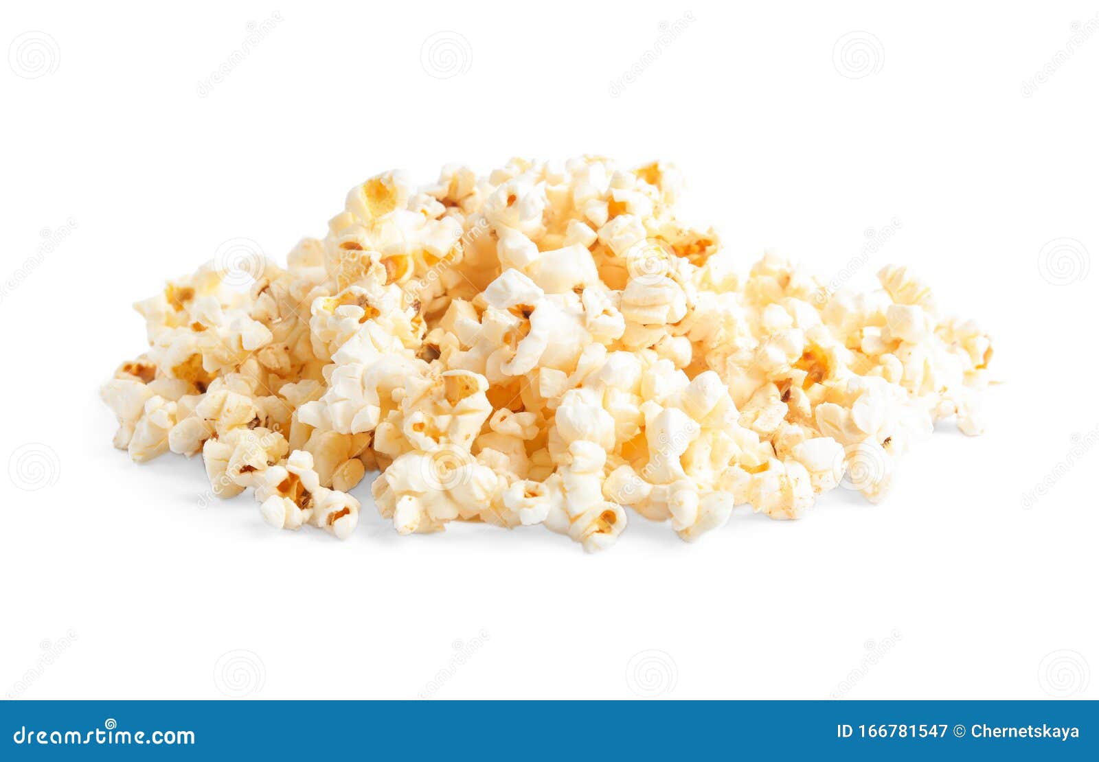 Tasty Fresh Pop Corn Isolated Stock Image - Image of flavor, explode ...