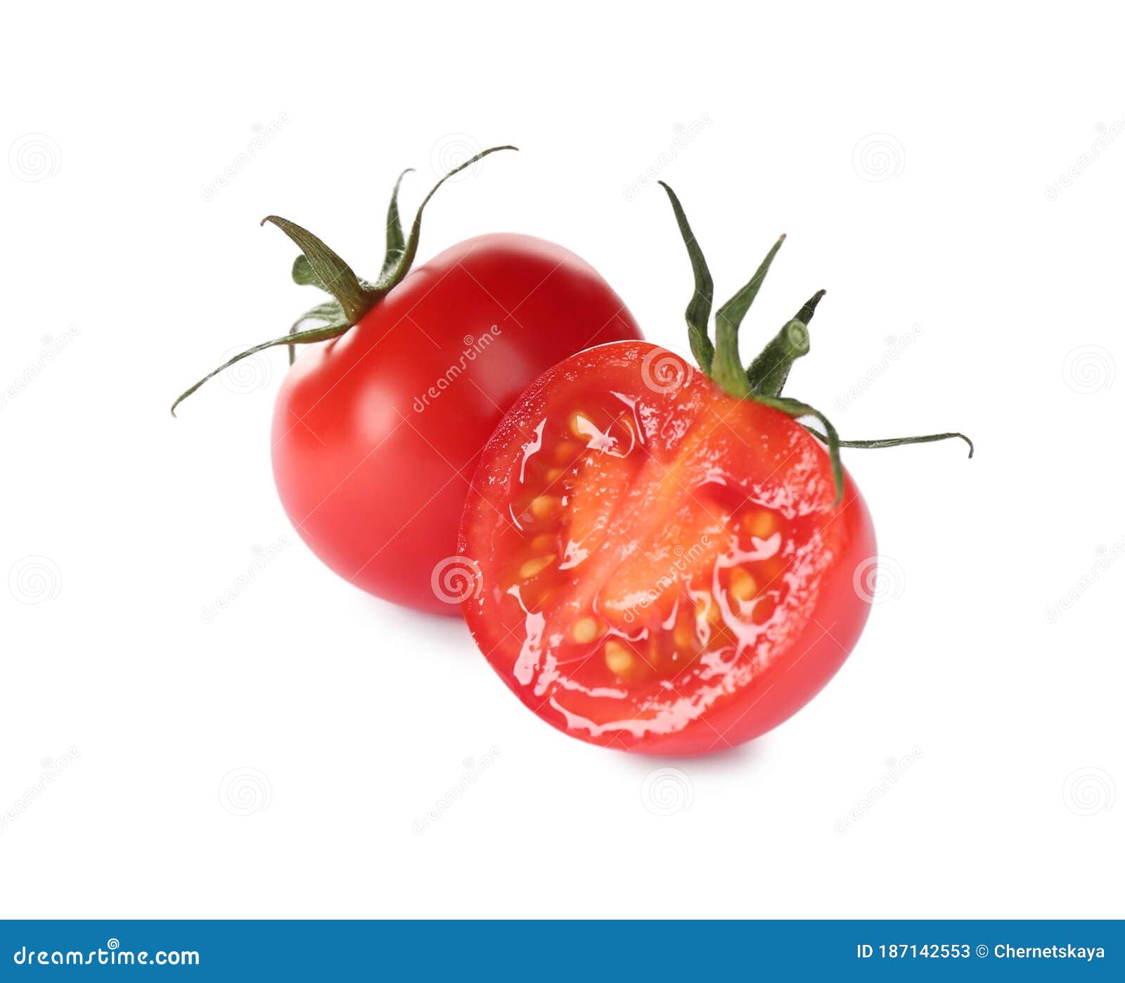 Tasty Fresh Raw Tomatoes Isolated Stock Image - Image of nutrition ...
