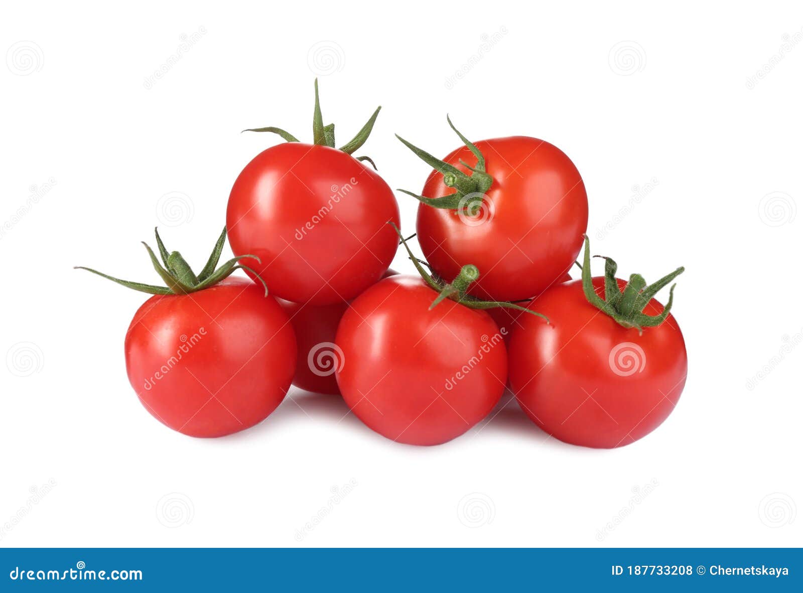 Tasty Fresh Raw Tomatoes Isolated Stock Photo - Image of farming ...