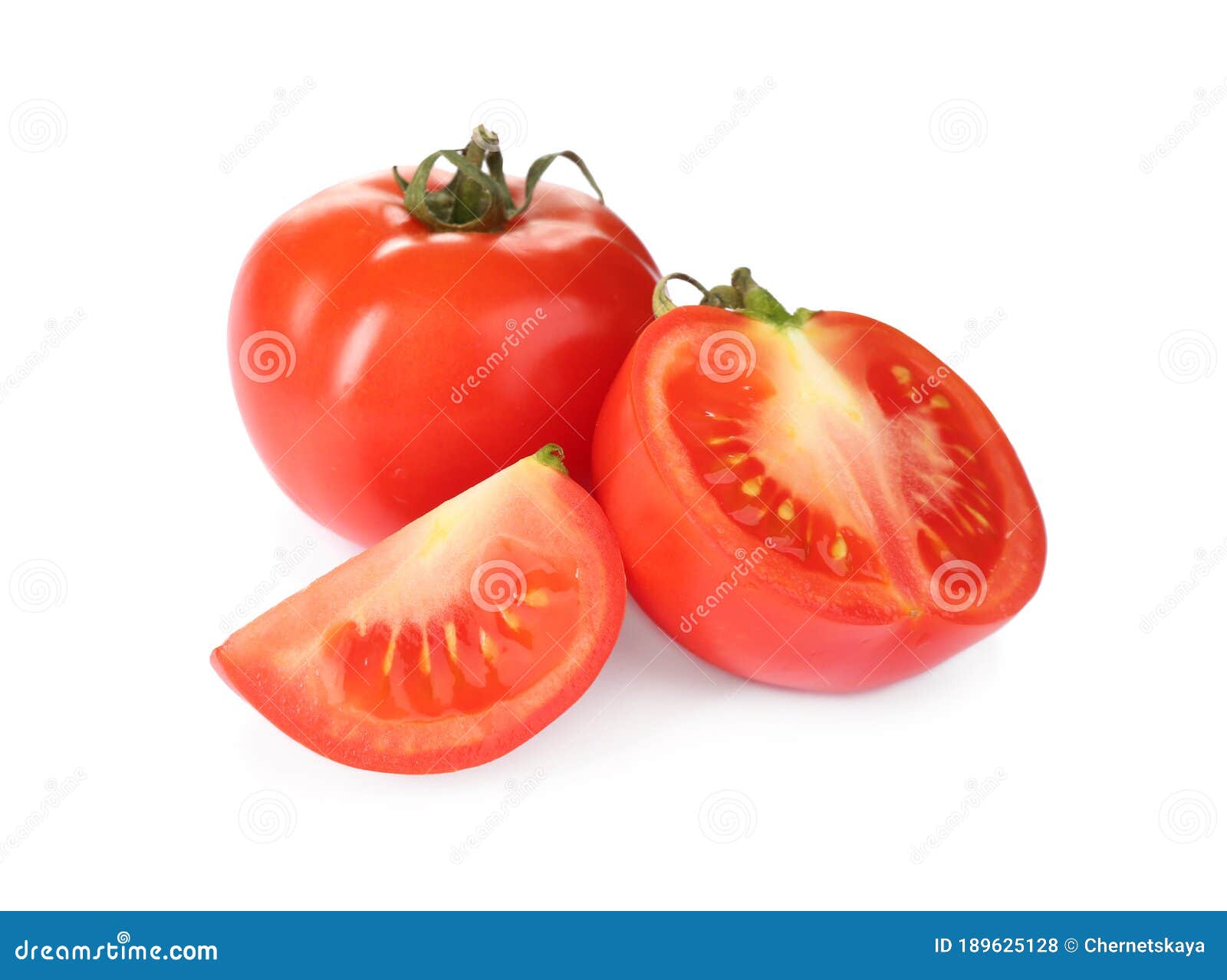 Tasty Fresh Raw Tomatoes Isolated Stock Photo - Image of fresh, healthy ...