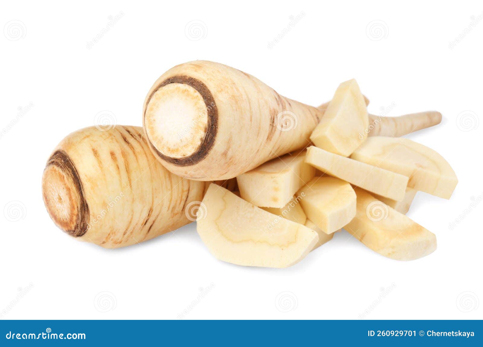 Tasty Fresh Ripe Parsnips on White Background Stock Image - Image of ...
