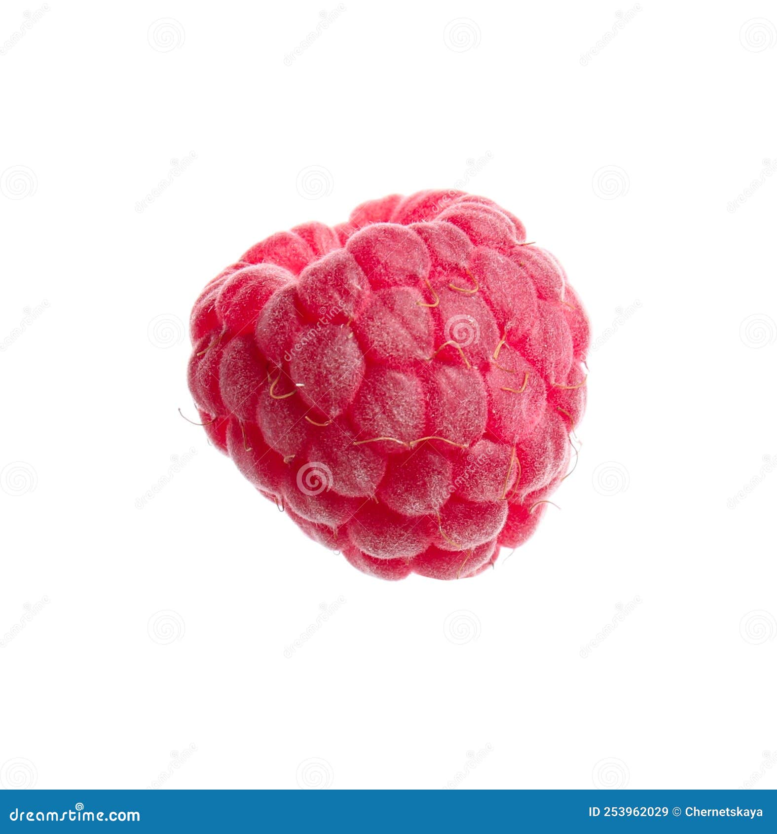 Tasty Fresh Ripe Raspberry Isolated on White Stock Image - Image of ...