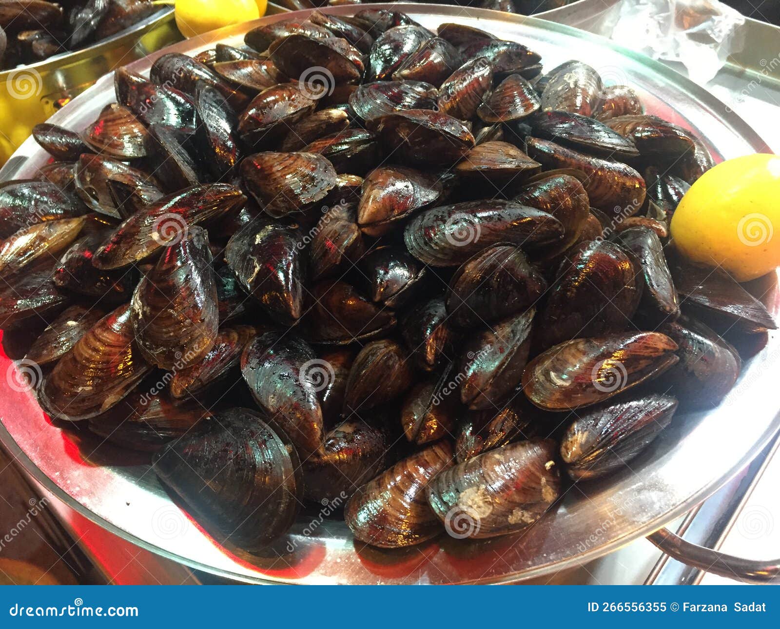 Tasty fresh sea shell rice stock image. Image of shellfish - 266556355