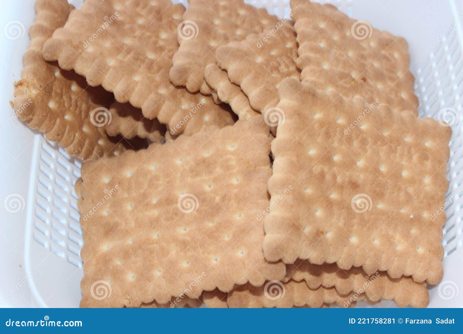 Tasty Fresh Tea Time Biscuits Stock Image - Image of snacks, bowl ...