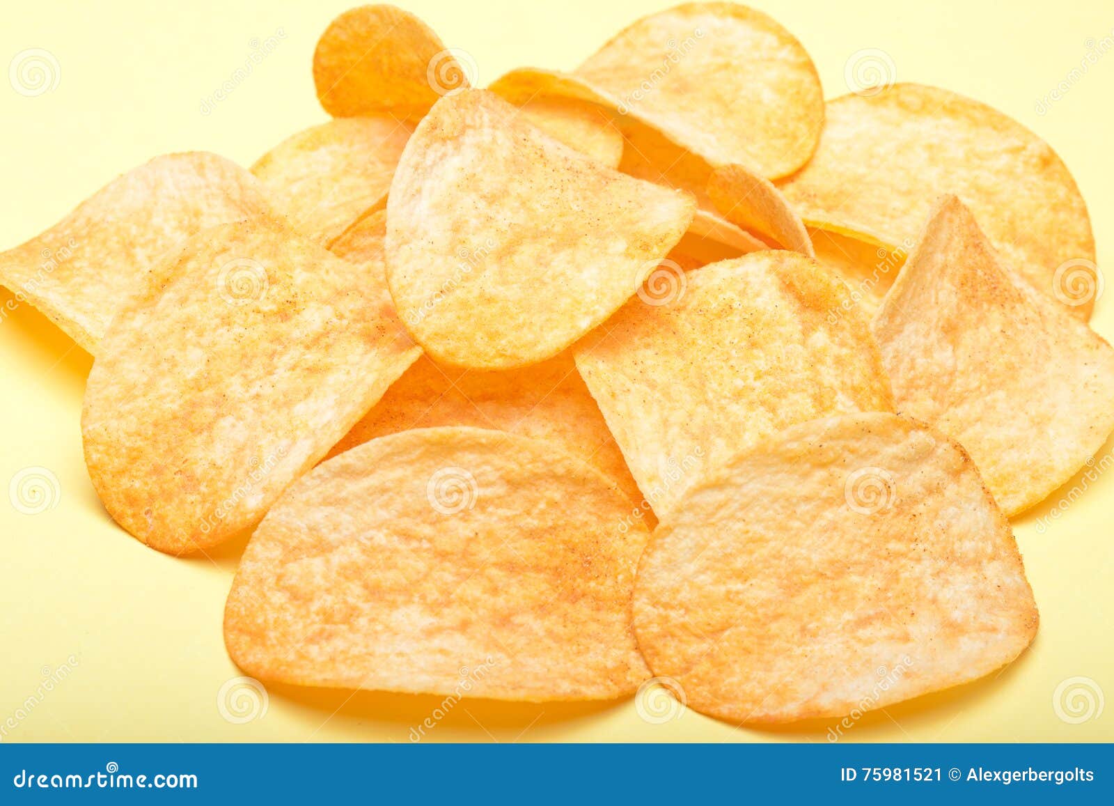 Tasty Gold Potato Chips Background Stock Image - Image of chips, food ...