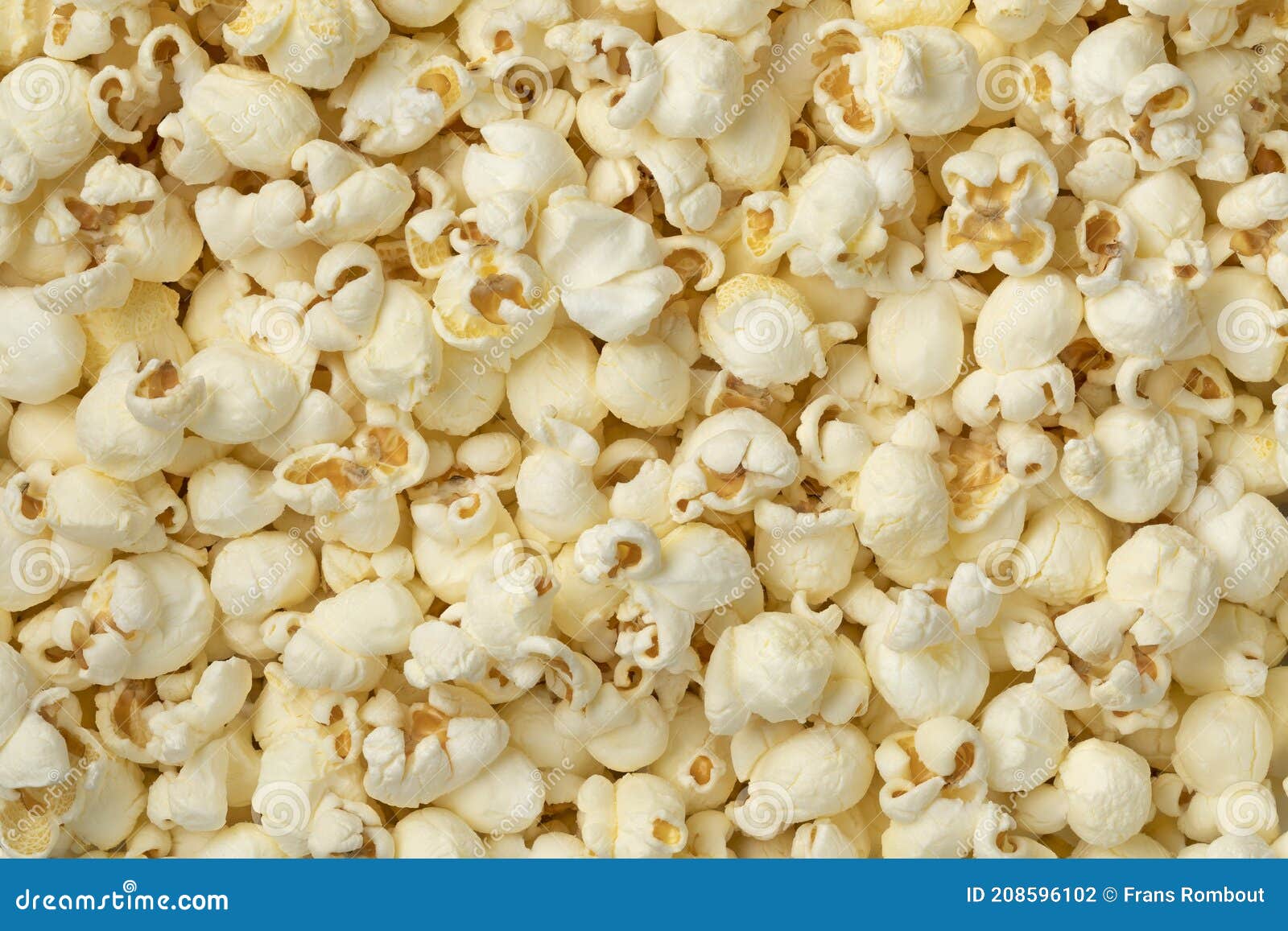 Tasty Group of Salted Popcorn Full Frame Close Up Stock Photo - Image ...
