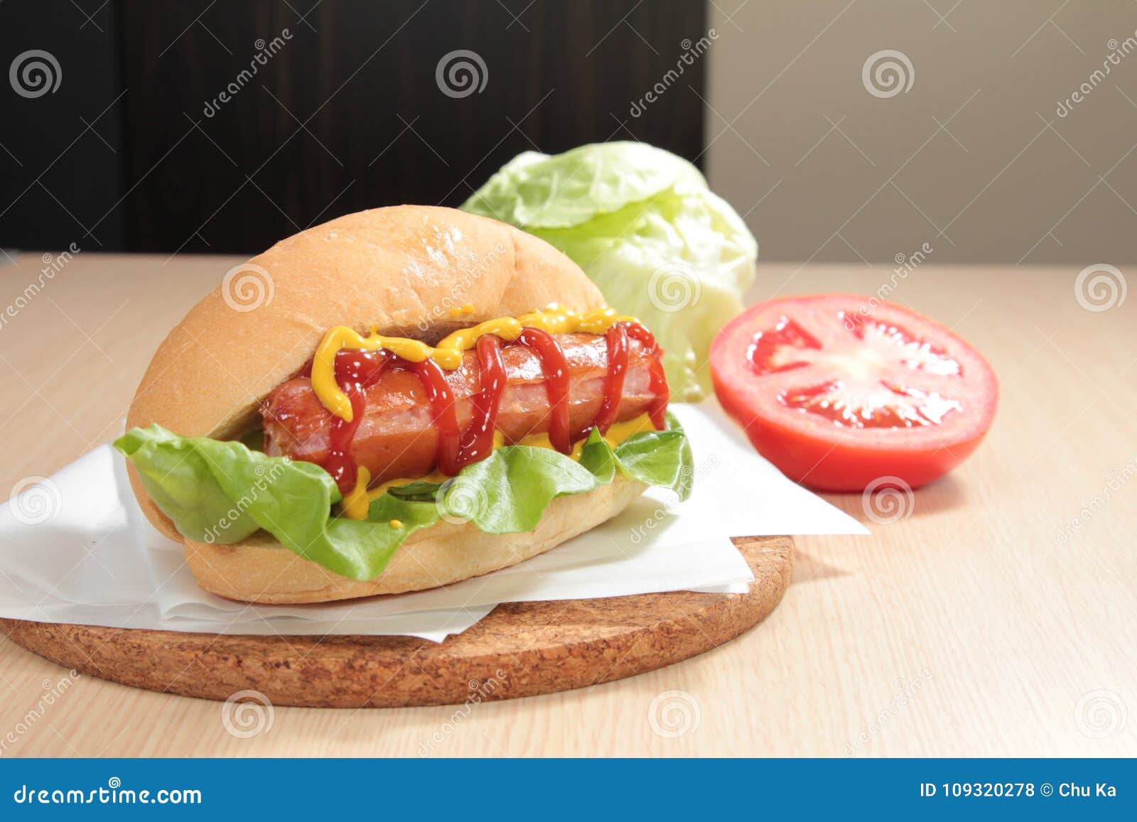 A tasty ham burger cuisine stock photo. Image of eating - 109320278