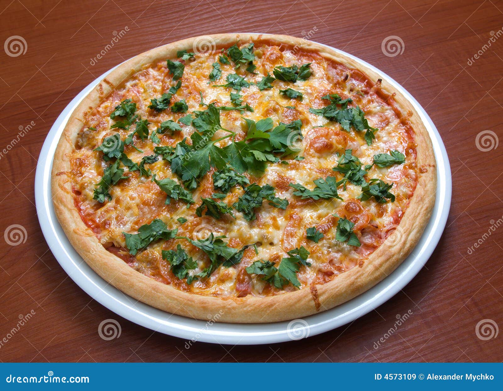 Tasty Italian pizza stock image. Image of snack, cheese - 4573109