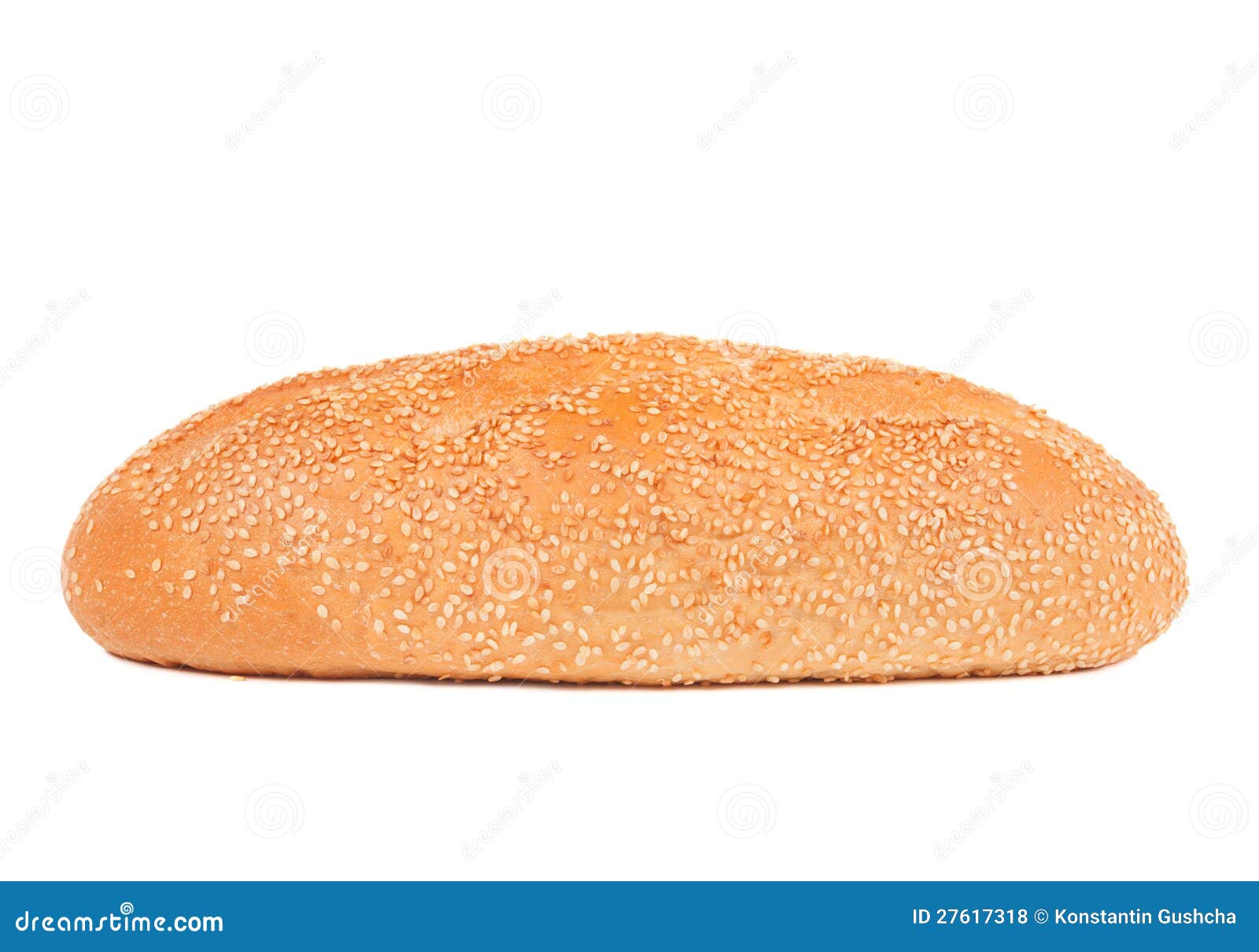Tasty loaf of sesame bread stock photo. Image of crisp - 27617318