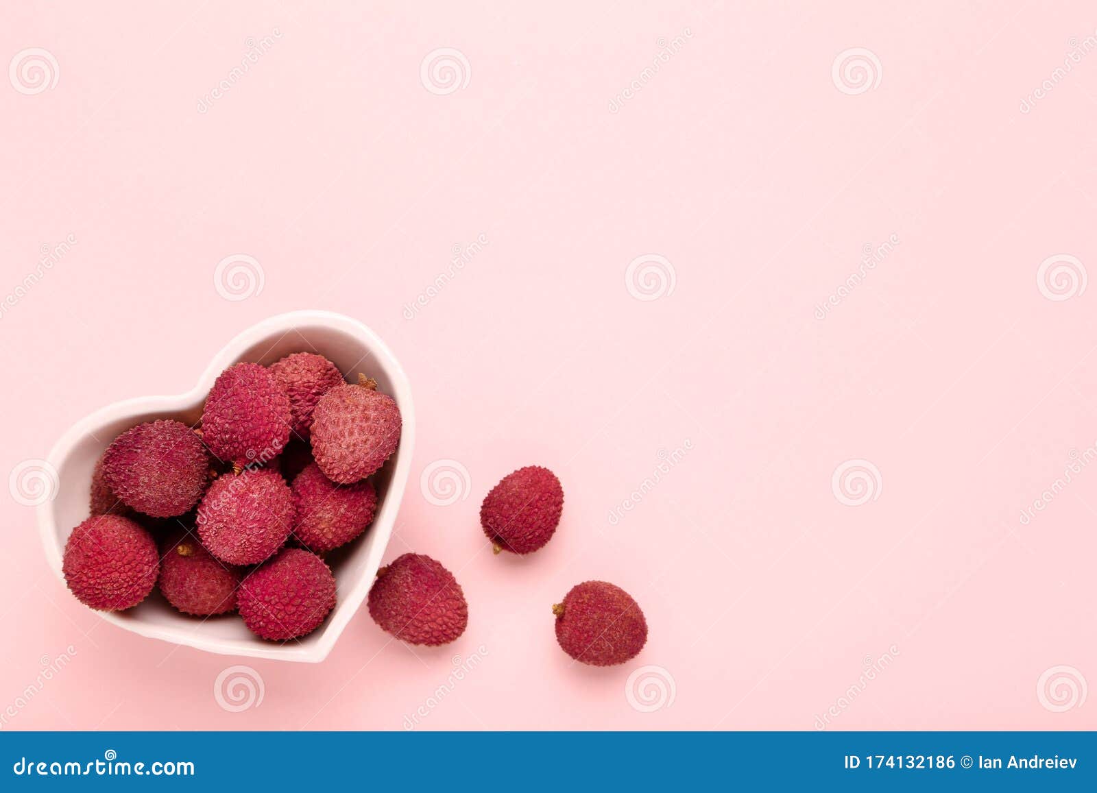 Tasty lychee in bowl stock photo. Image of eating, group - 174132186