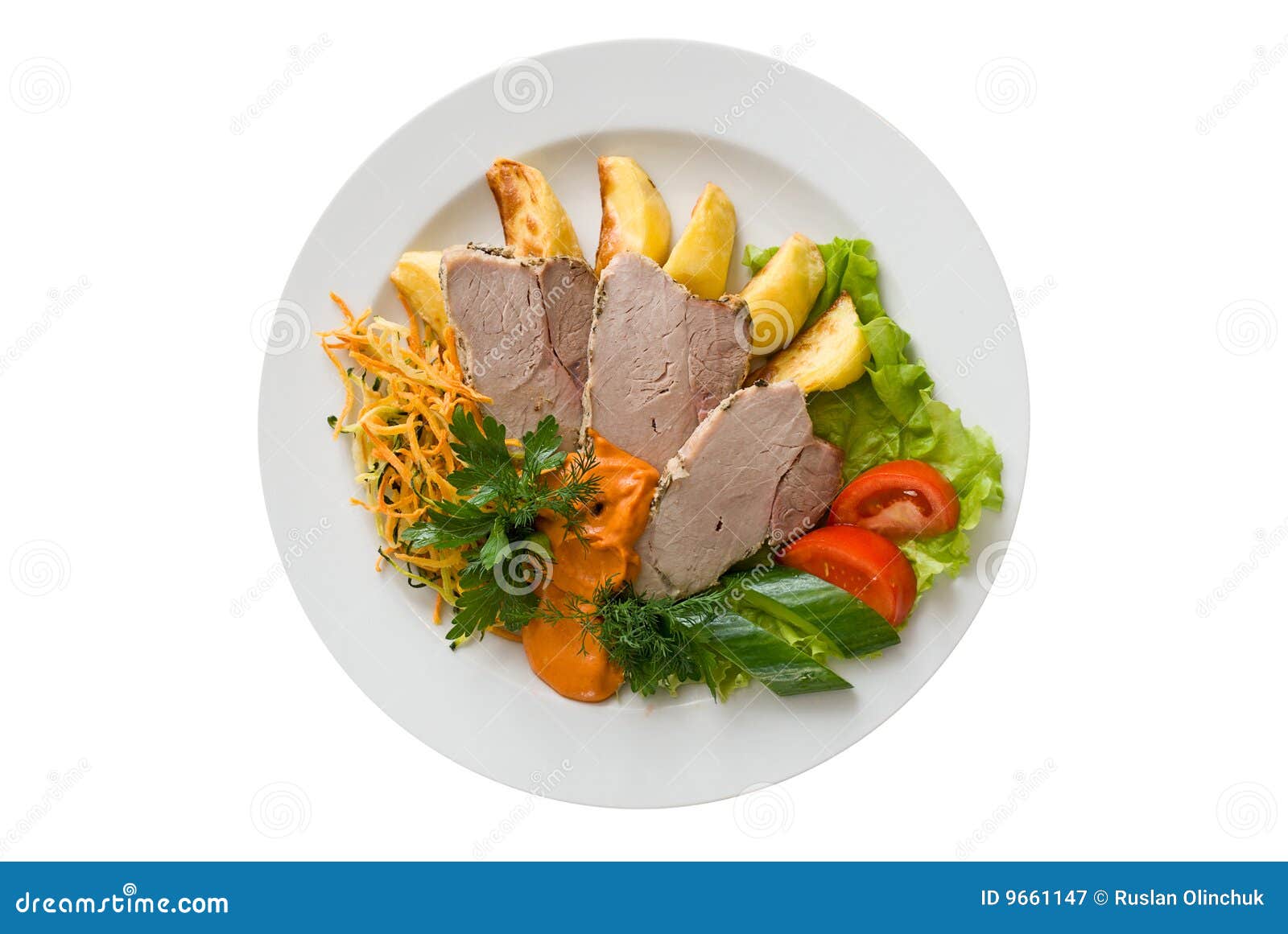 Tasty meat dish stock image. Image of herb, chicken, grilled - 9661147