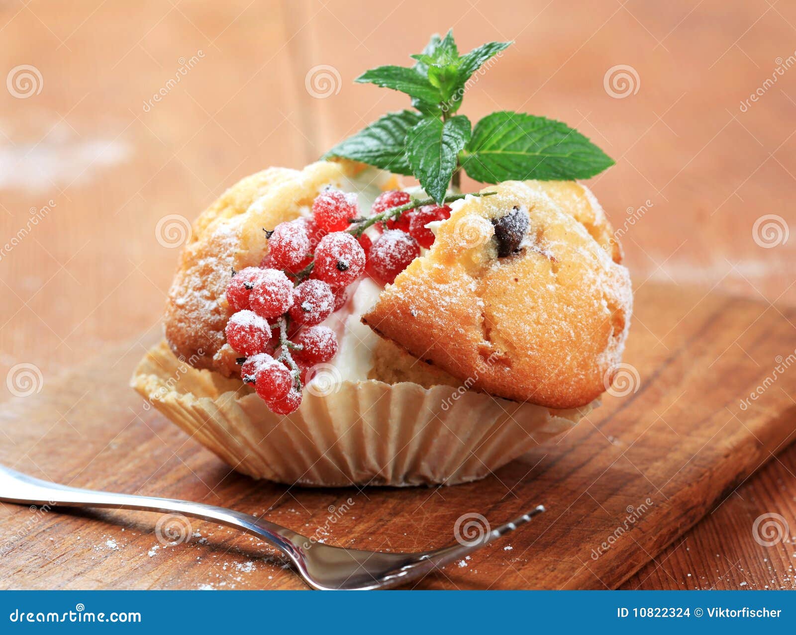 Tasty muffin stock photo. Image of sponge, sugar, arranged - 10822324
