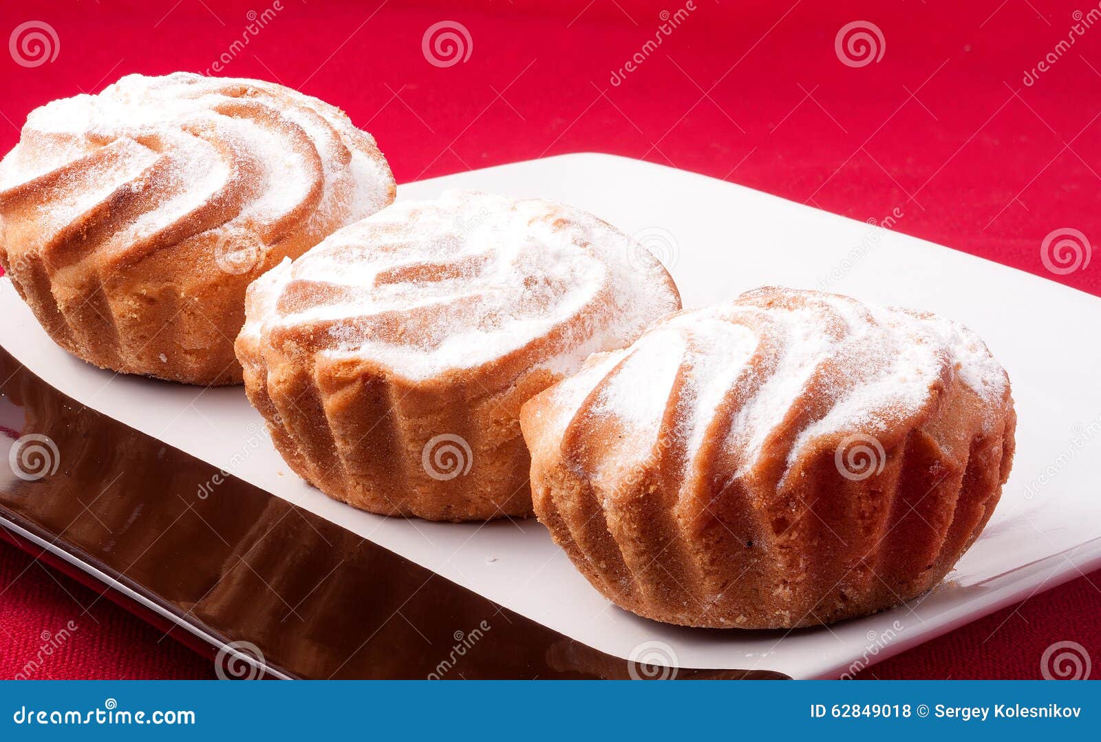 Tasty Muffin Cakes, Isolated on White Stock Photo - Image of muffin ...