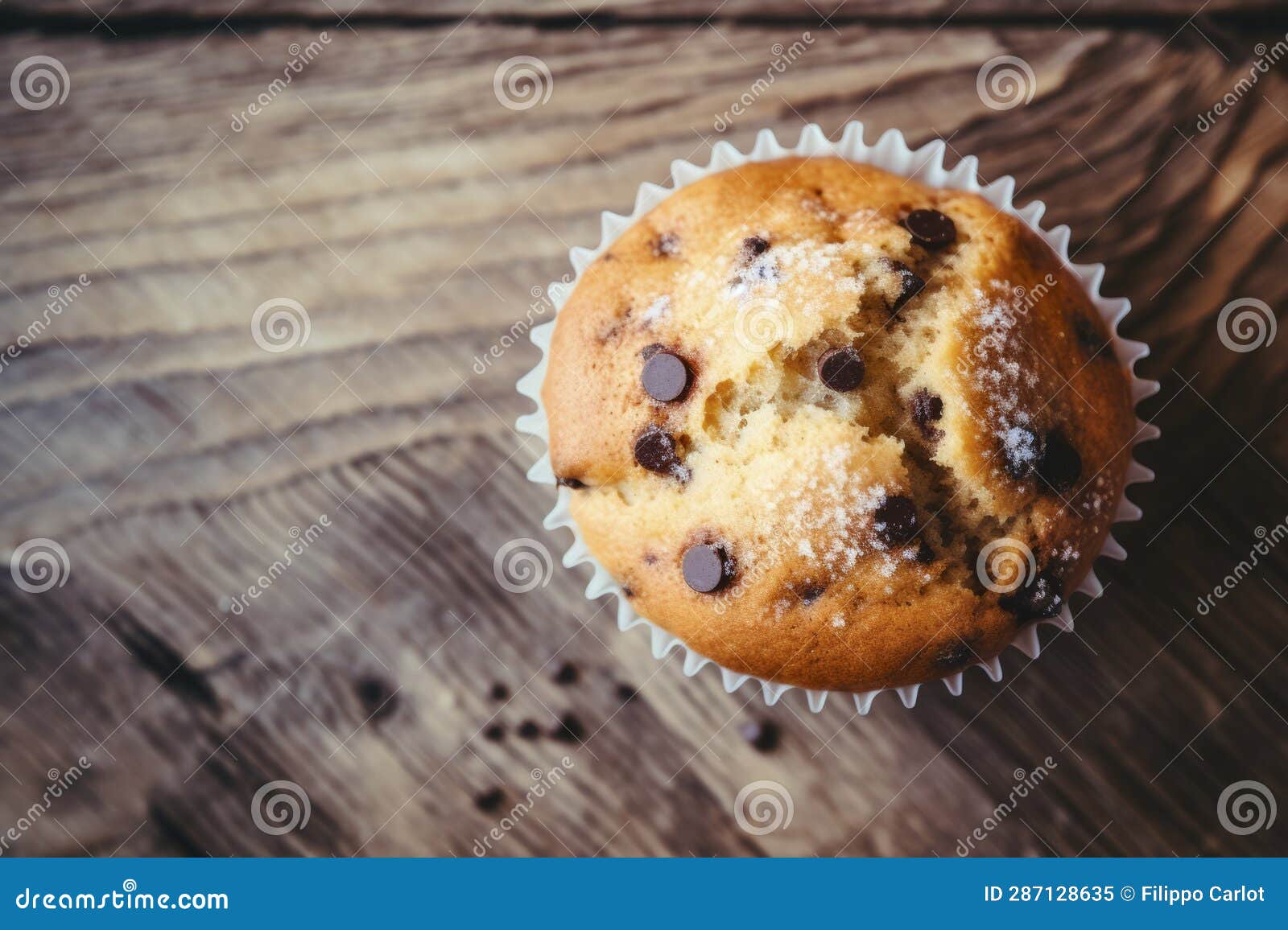 Tasty Muffin Delight on Rustic Stock Image - Image of indulgent, snack ...