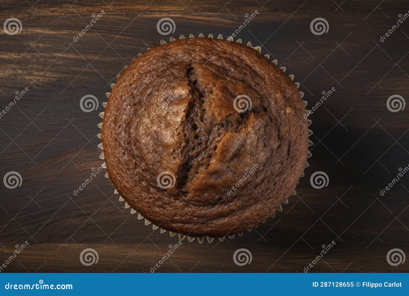 Tasty Muffin Delight on Rustic Stock Image - Image of dessert, treat ...